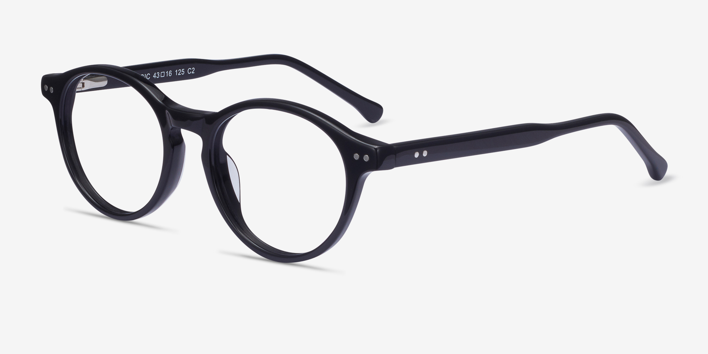 Magic Round Black Full Rim Eyeglasses | Eyebuydirect