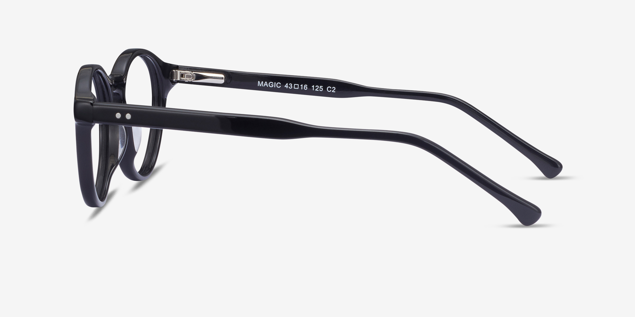 Magic Round Black Full Rim Eyeglasses | Eyebuydirect
