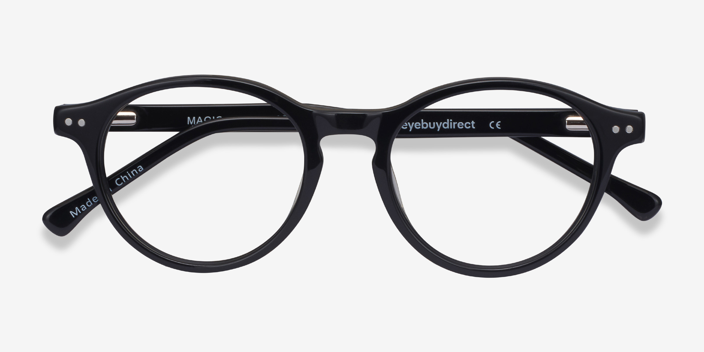 Magic Round Black Full Rim Eyeglasses | Eyebuydirect