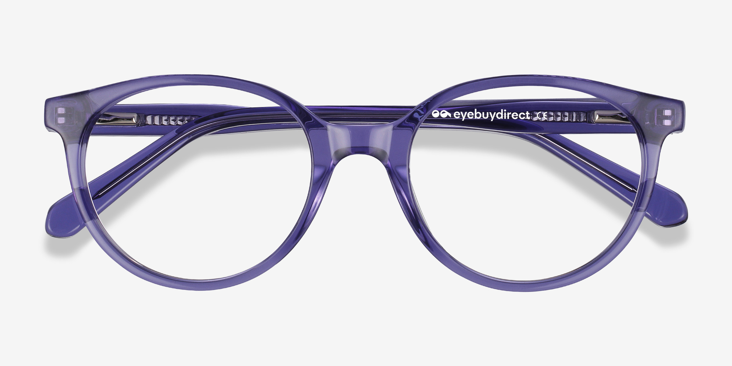Trust Cat Eye Clear Purple Full Rim Eyeglasses | Eyebuydirect