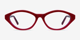 Passion Oval Raspberry & Purple Glasses for Women | Eyebuydirect