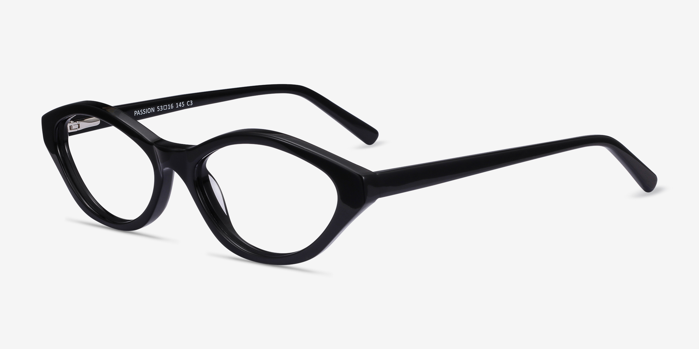 Passion Oval Black Glasses for Women | Eyebuydirect