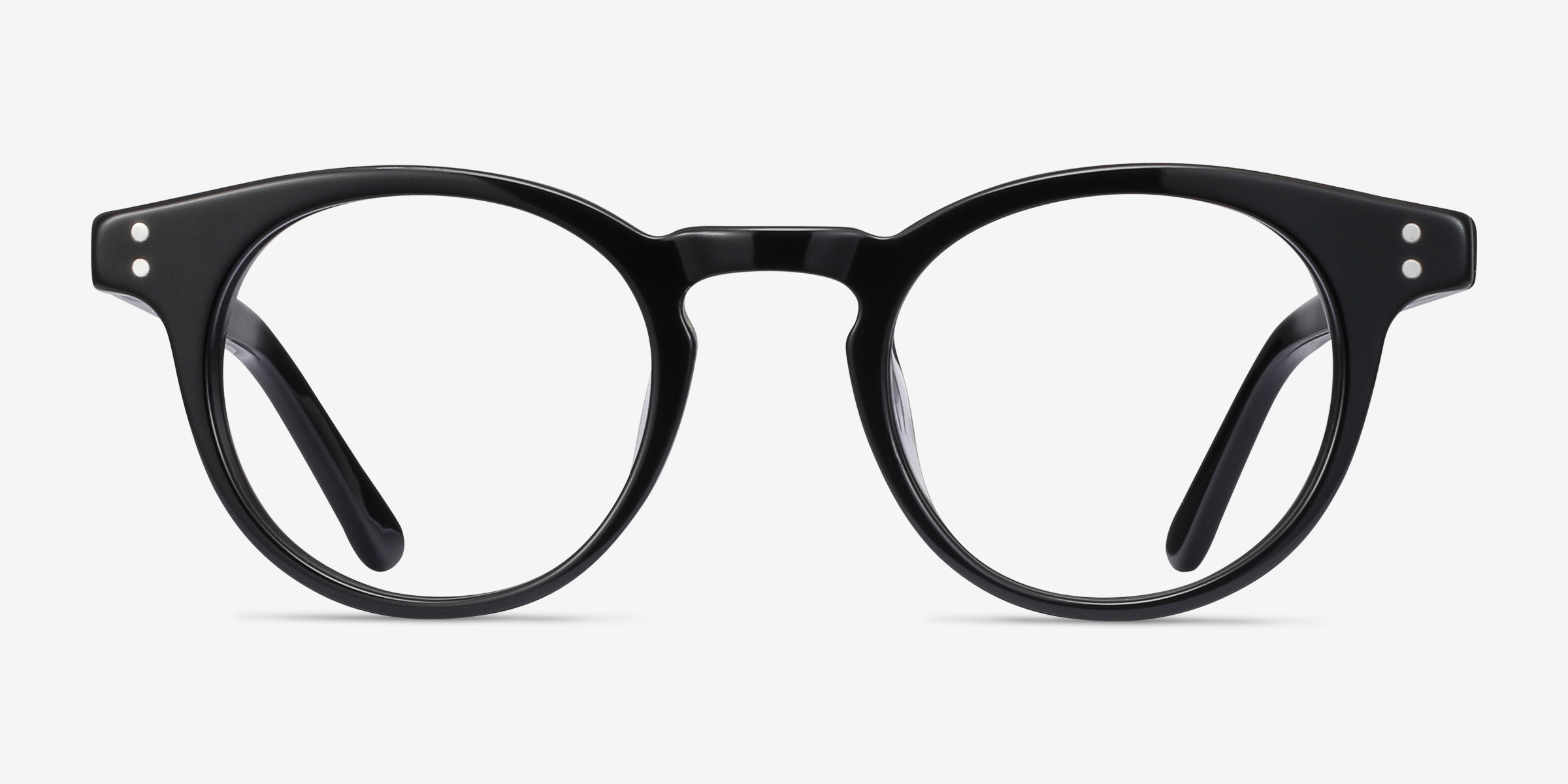 Flora Round Black Full Rim Eyeglasses Eyebuydirect