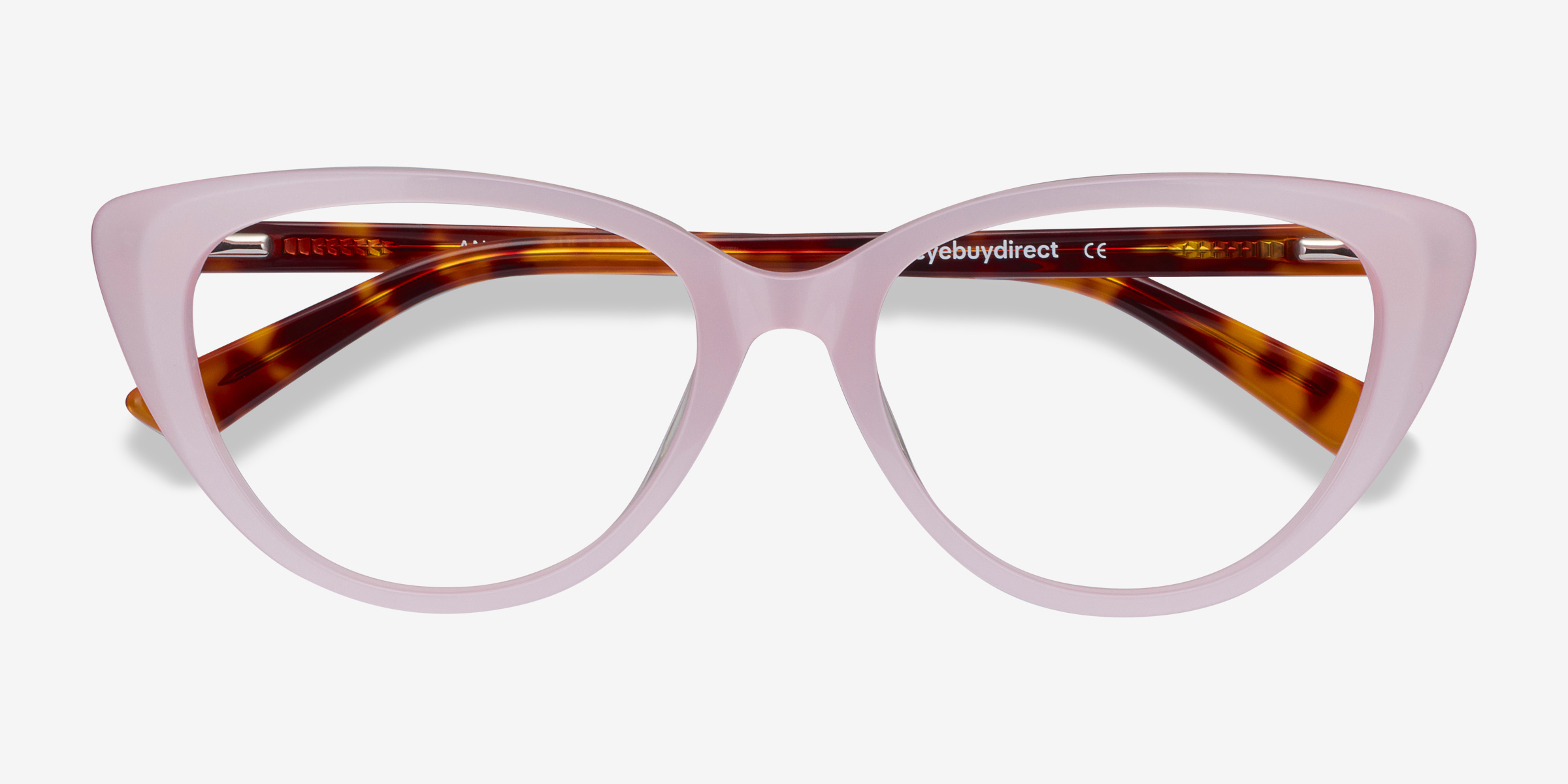 Anastasia Cat Eye Iridescent Pink And Tortoise Glasses For Women