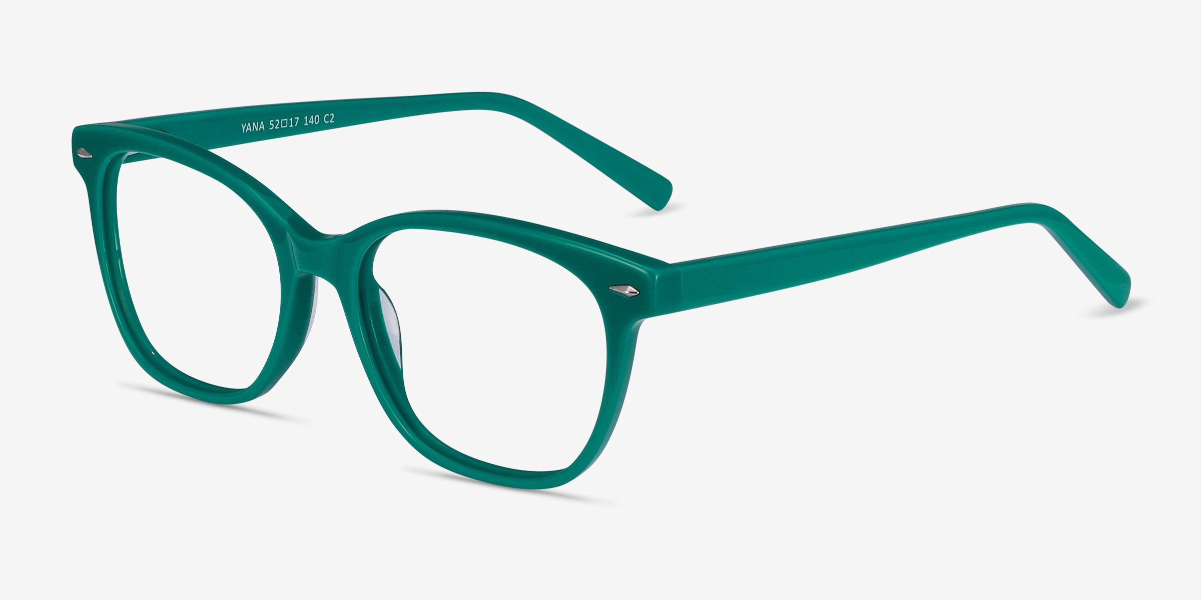 Yana Cat Eye Teal Glasses For Women Eyebuydirect Canada
