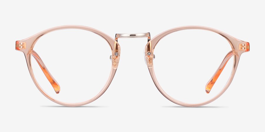 Chillax Round Clear Melon Glasses for Women | Eyebuydirect