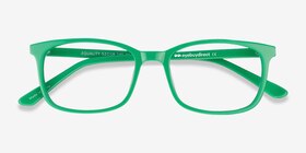 Equality Rectangle Green Full Rim Eyeglasses | Eyebuydirect