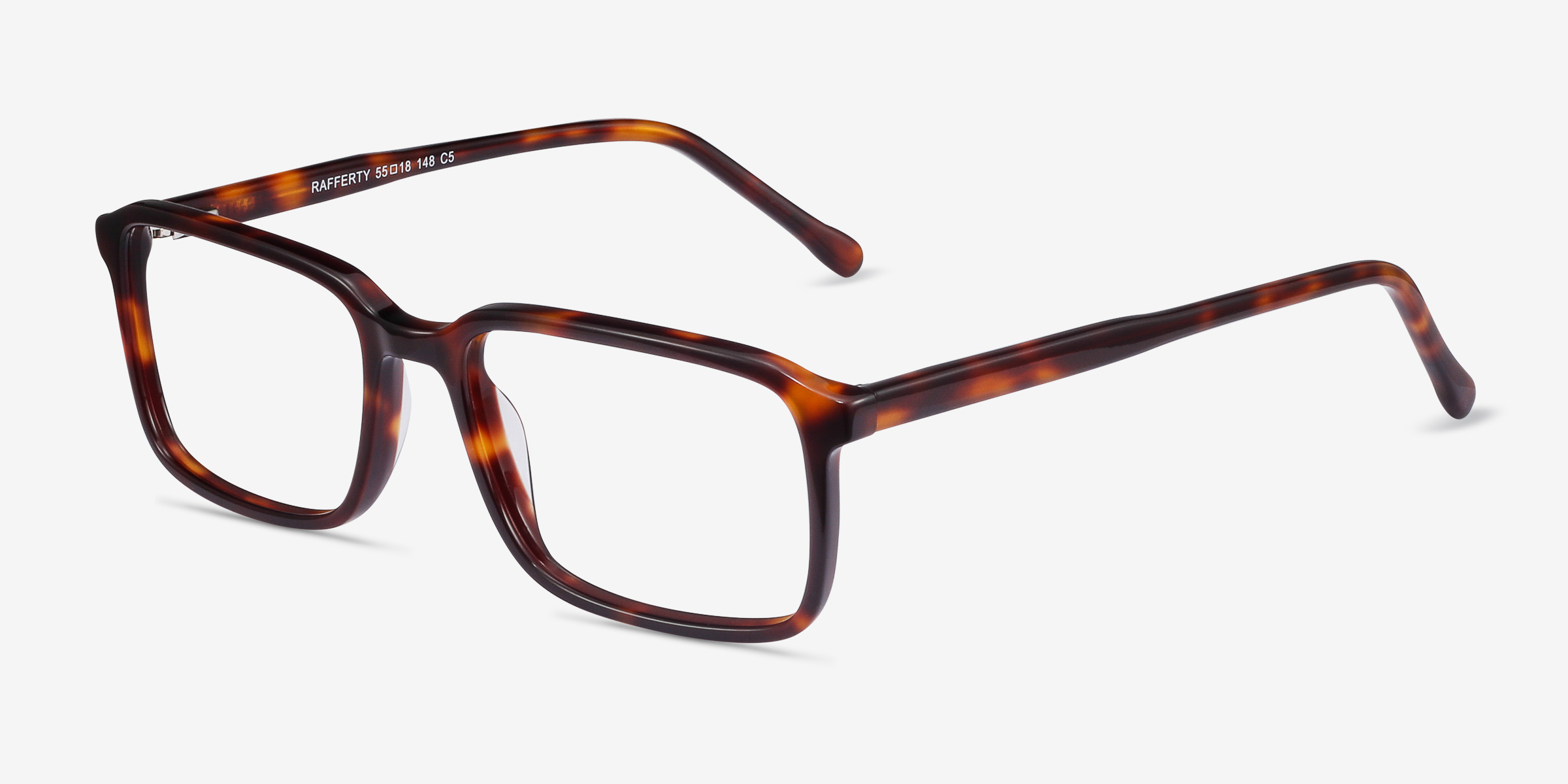 Rafferty Rectangle Tortoise Glasses for Men | Eyebuydirect