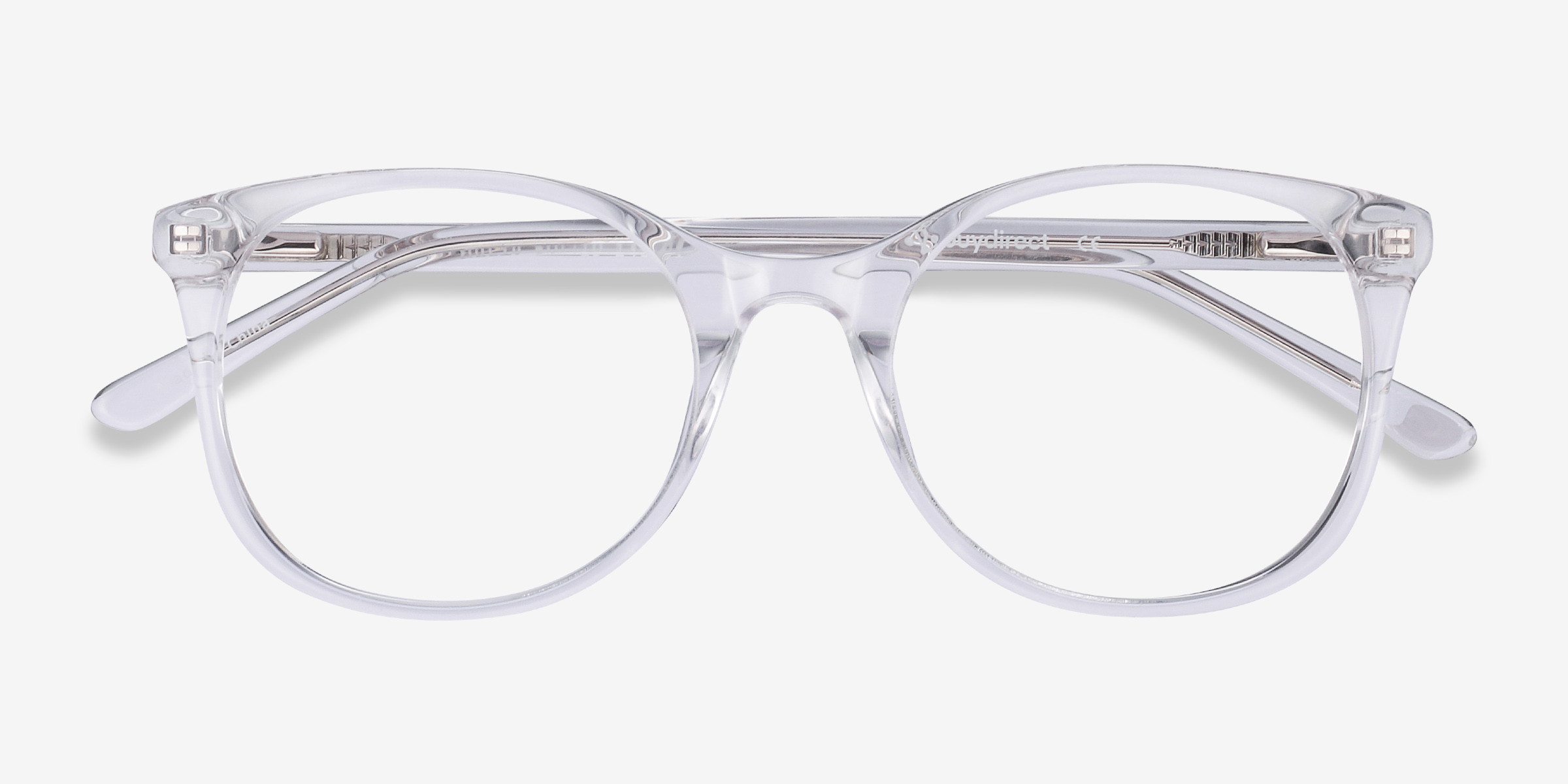 Greta Round Clear Glasses for Women | Eyebuydirect