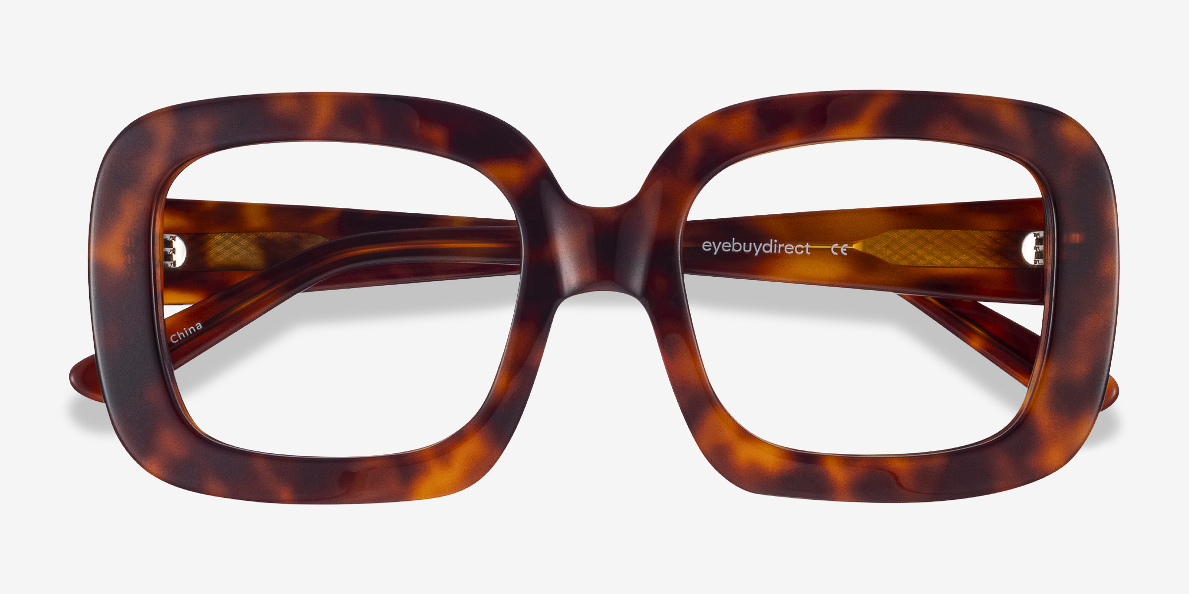 Gloria Square Tortoise Glasses for Women | Eyebuydirect