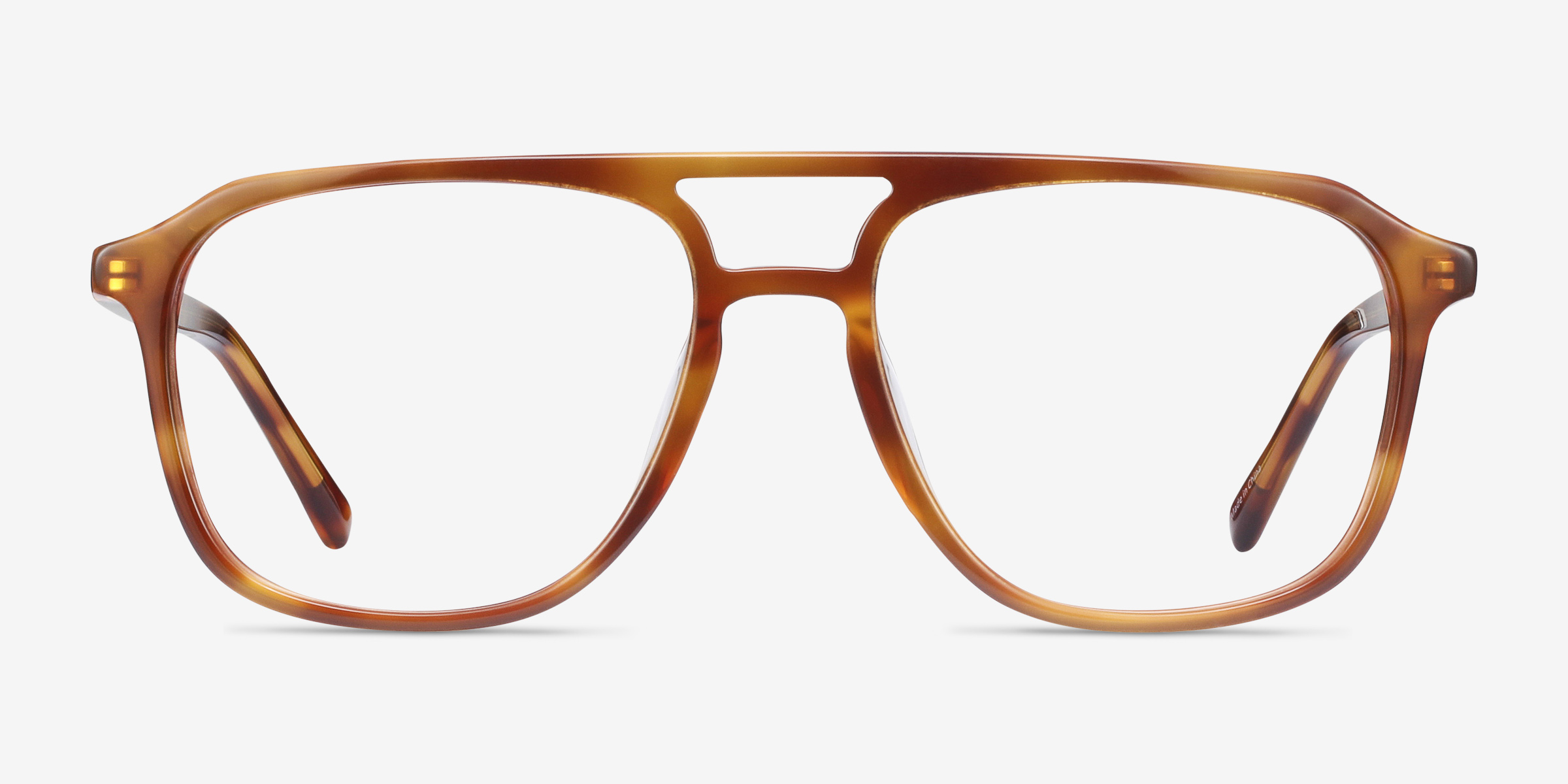 Effect Aviator Light Tortoise Full Rim Eyeglasses | Eyebuydirect Canada