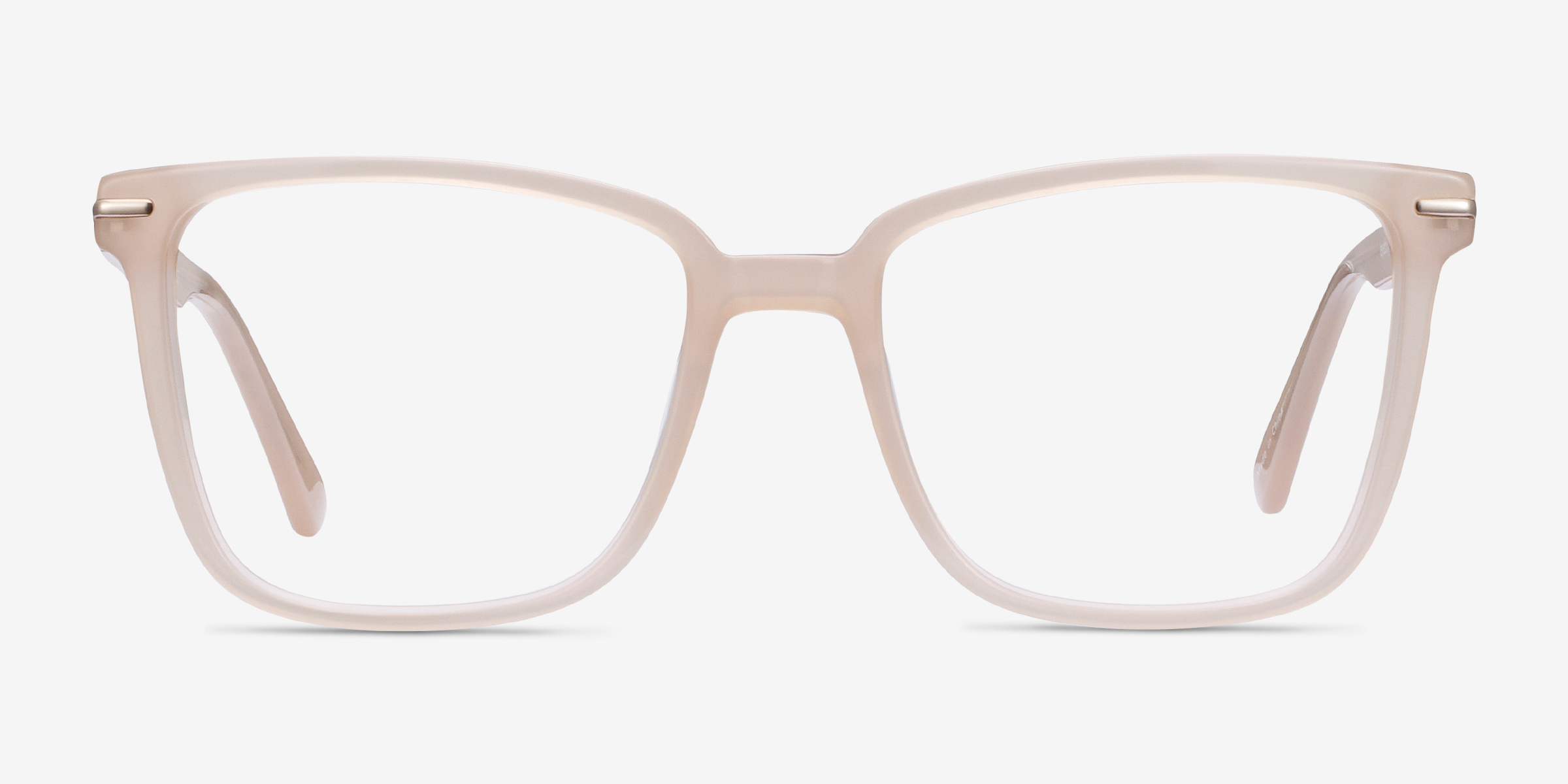 Canvas Square Beige Full Rim Eyeglasses | Eyebuydirect