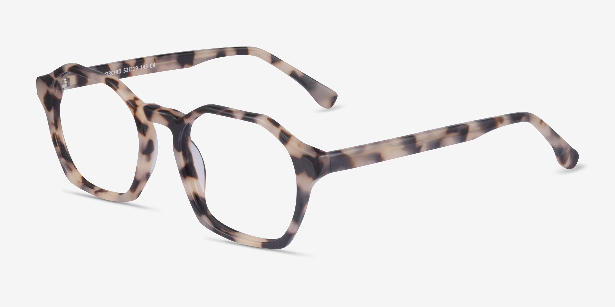 Orchid Geometric Ivory Tortoise Glasses for Women | Eyebuydirect Canada