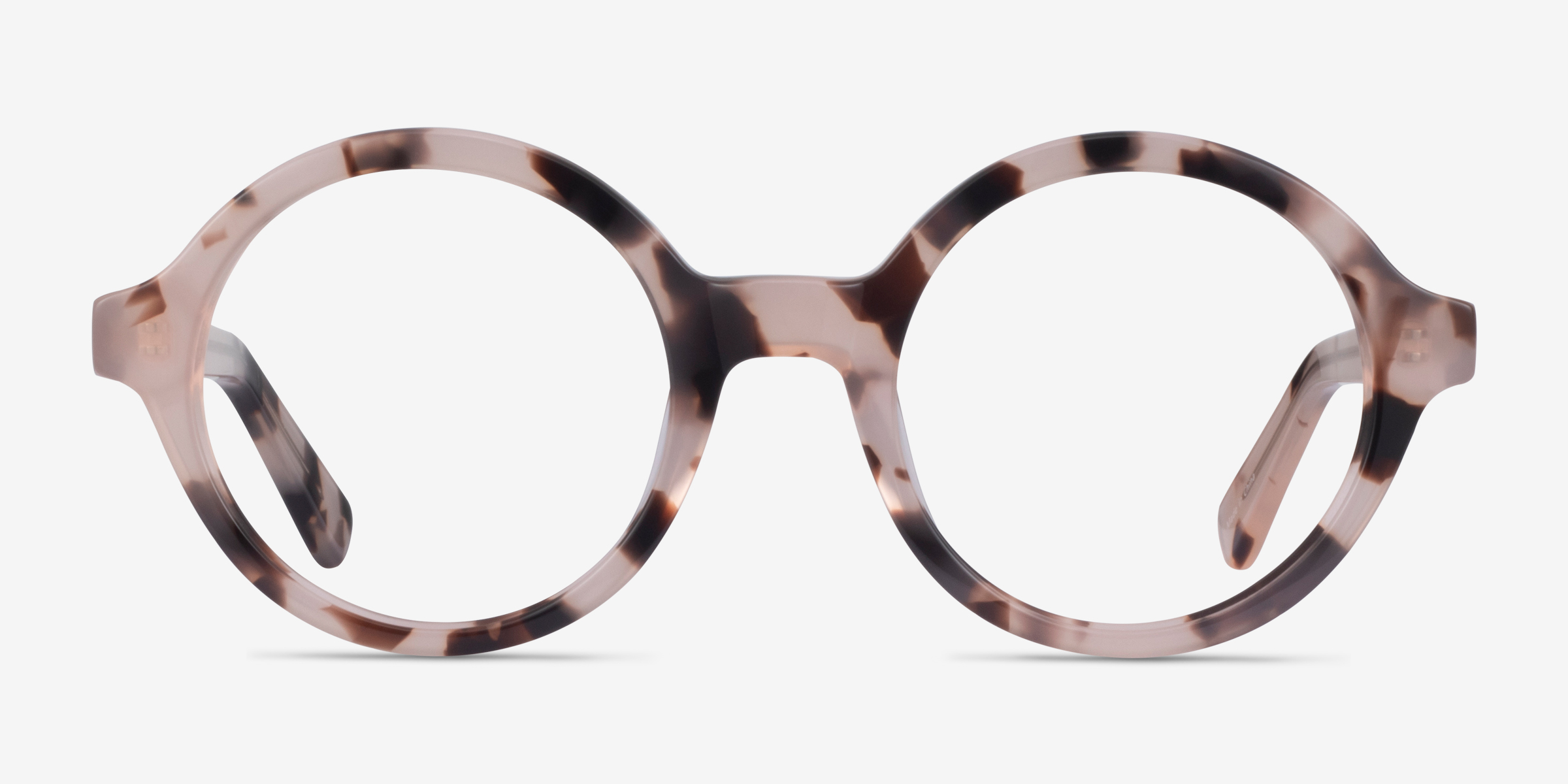 Groove Round Ivory Tortoise Glasses for Women | Eyebuydirect