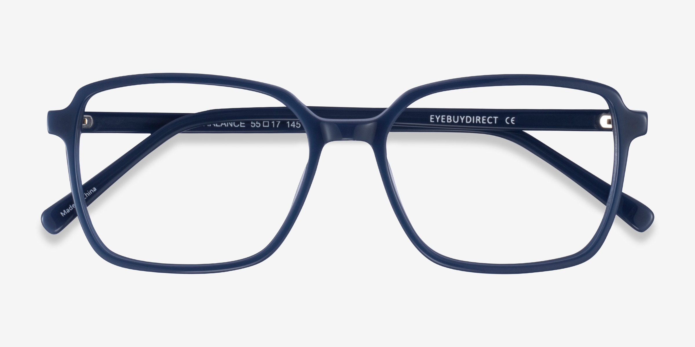 Nonchalance Rectangle Blue Full Rim Eyeglasses | Eyebuydirect