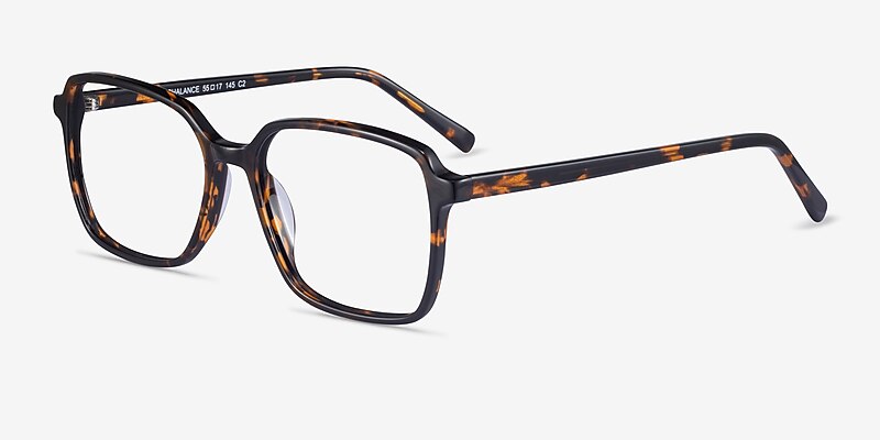 Nonchalance Rectangle Tortoise Full Rim Eyeglasses Eyebuydirect