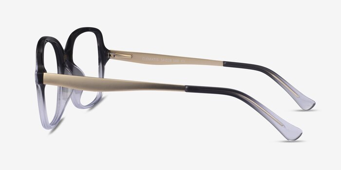 Clematis Square Black Clear Glasses for Women | Eyebuydirect