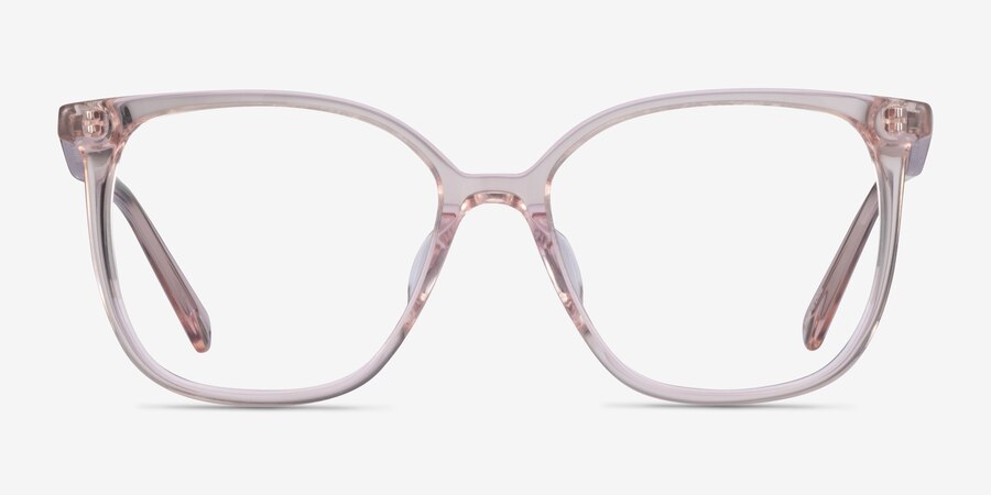 Latte Square Clear Beige Glasses for Women | Eyebuydirect