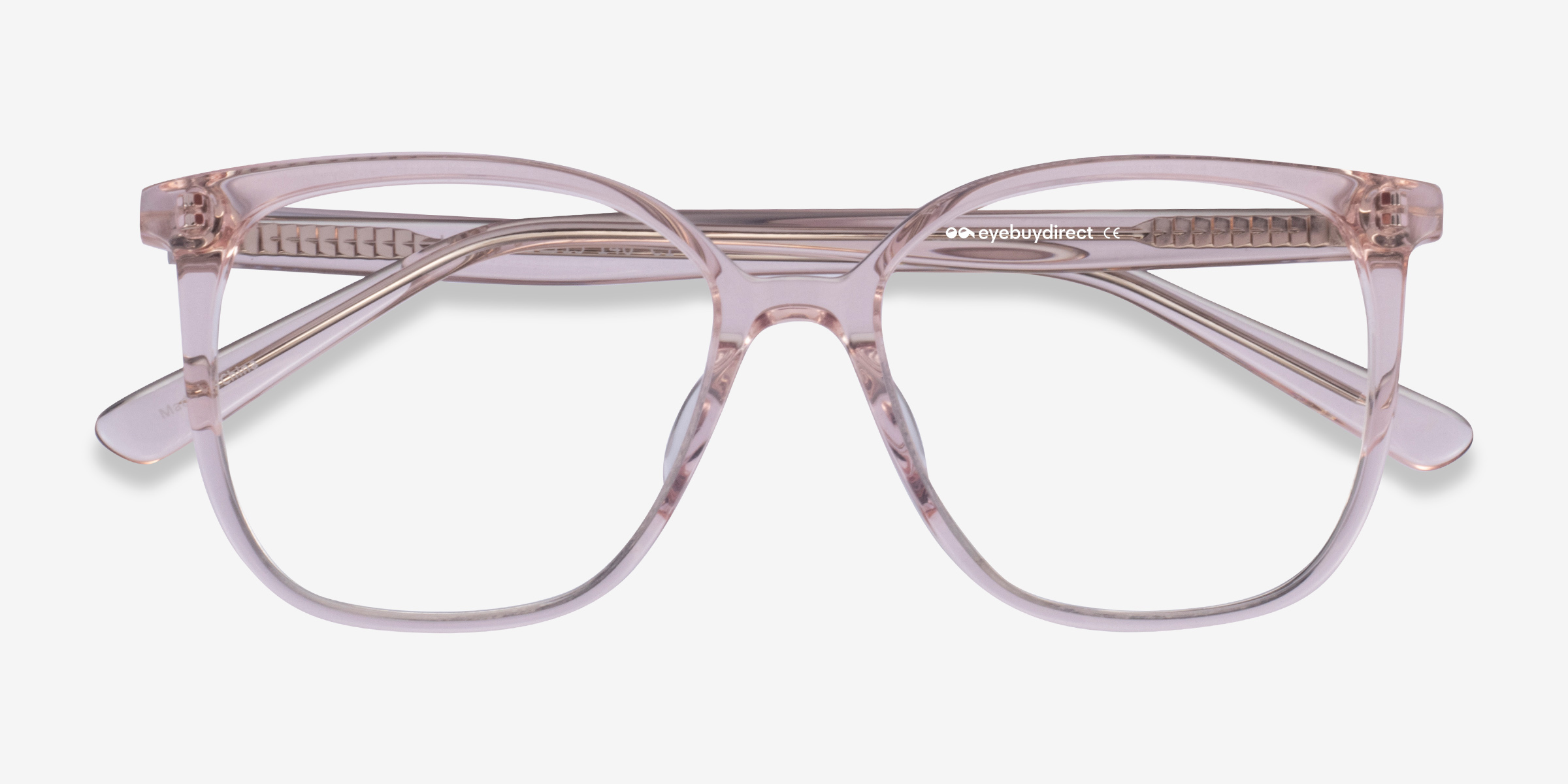 Latte Square Clear Beige Glasses for Women | Eyebuydirect Canada
