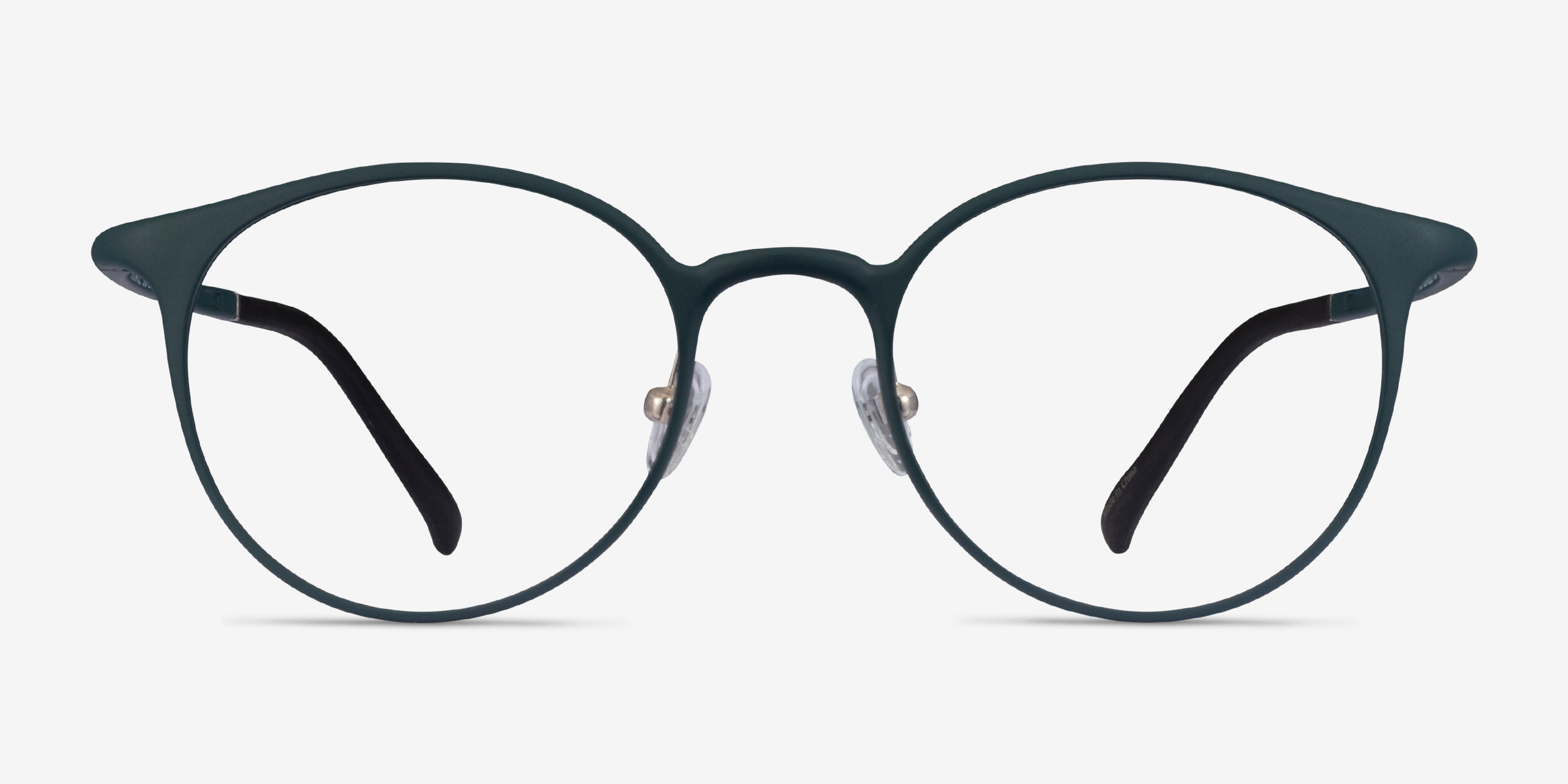 Solace Round Matte Green Glasses for Women | Eyebuydirect