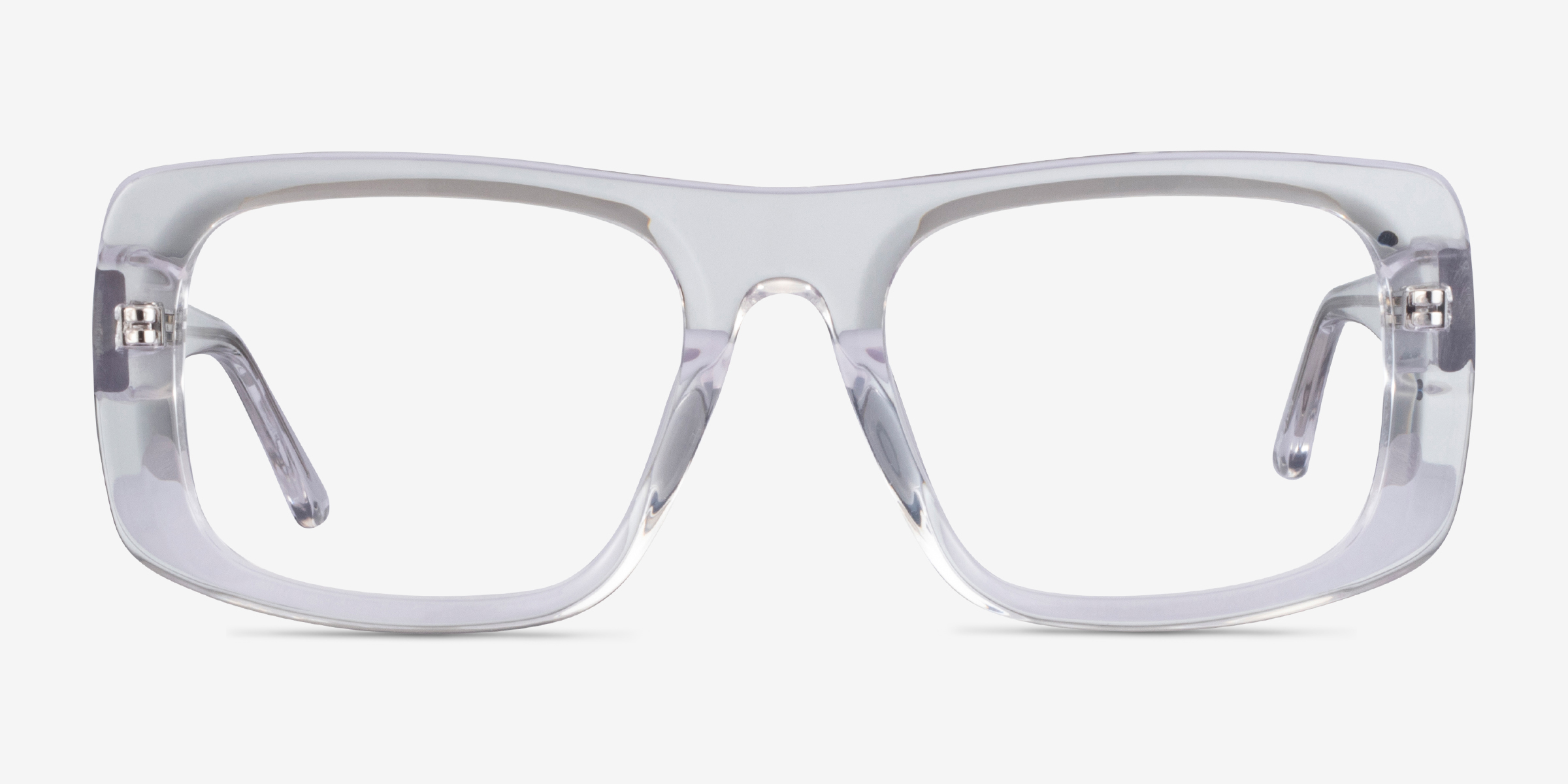 Sonny Rectangle Clear Glasses for Men | Eyebuydirect