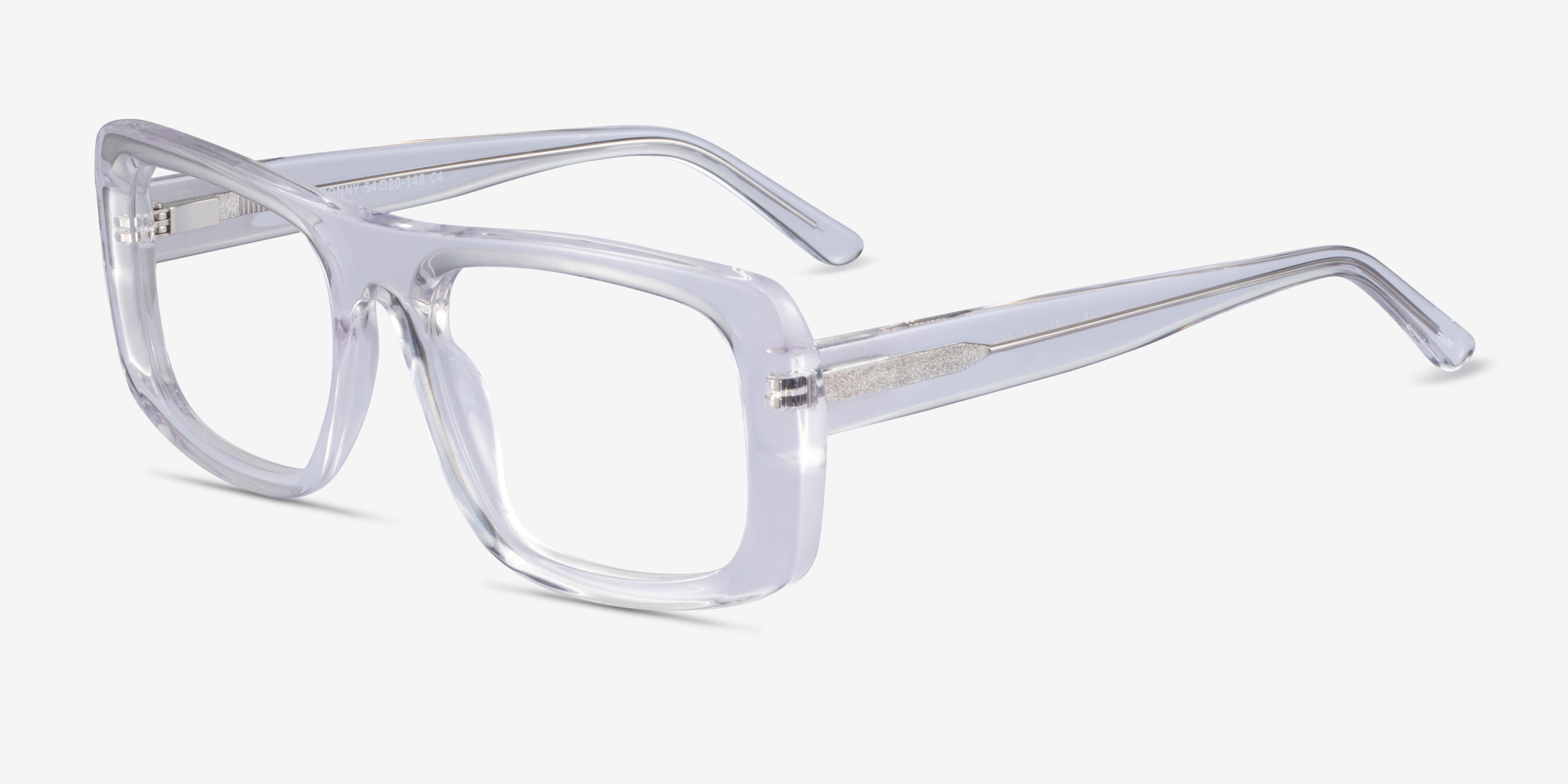 Sonny - Rectangulaire Transparent Monture Lunettes de vue Pour Hommes ...