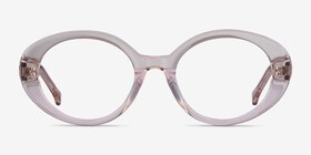 Bree Oval Clear Beige Glasses for Women | Eyebuydirect