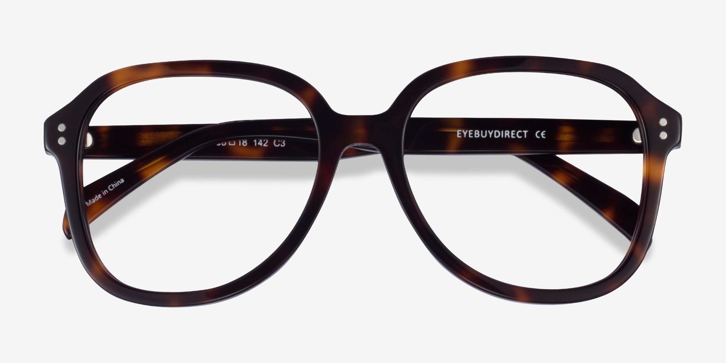 Tripp Square Tortoise Glasses for Men | Eyebuydirect