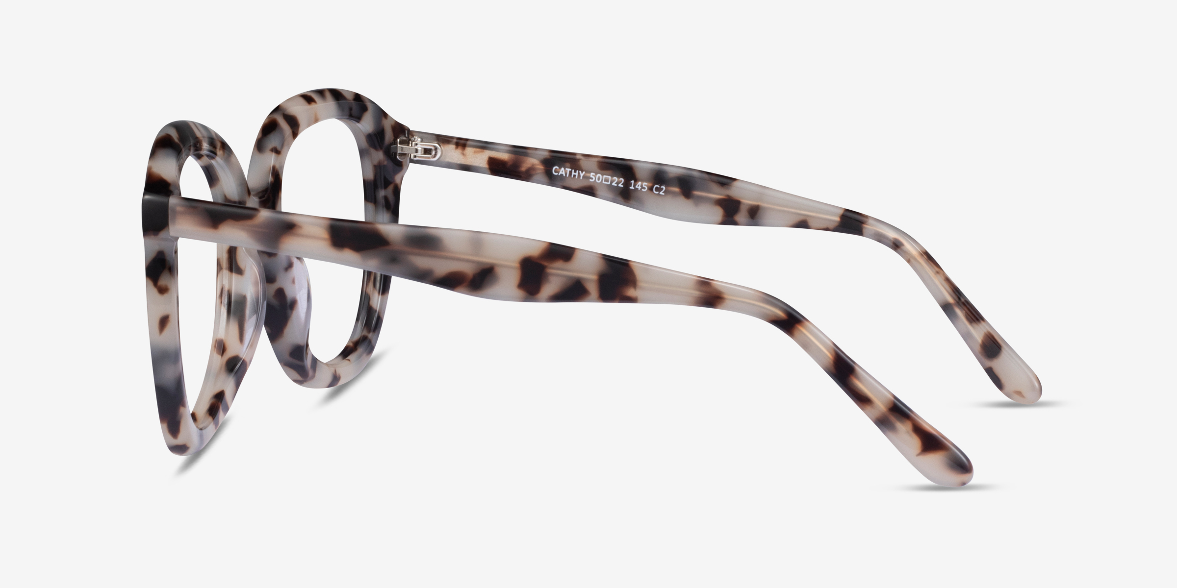Cathy Square Ivory Tortoise Glasses for Women | Eyebuydirect