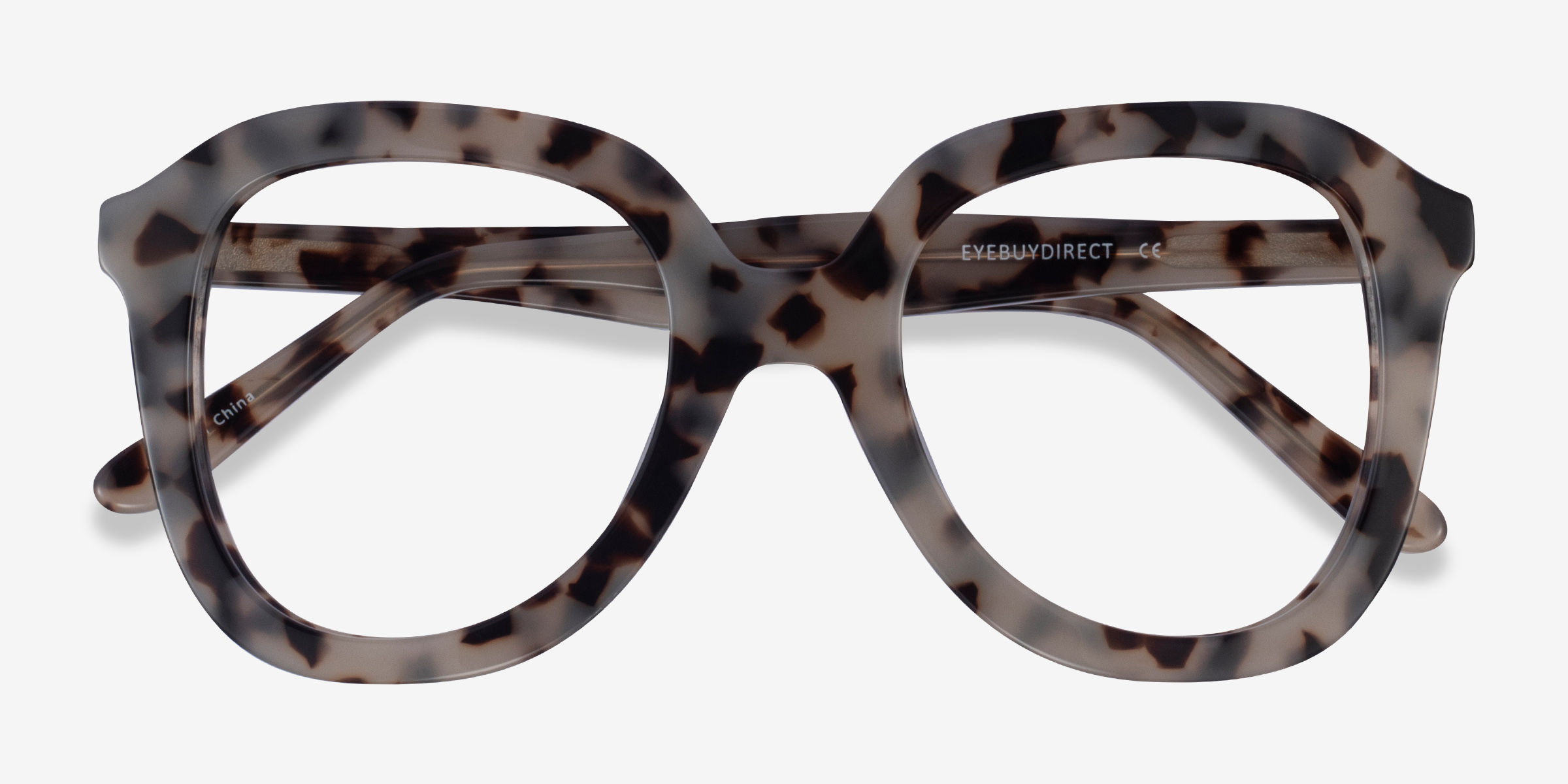 Cathy Square Ivory Tortoise Glasses for Women | Eyebuydirect