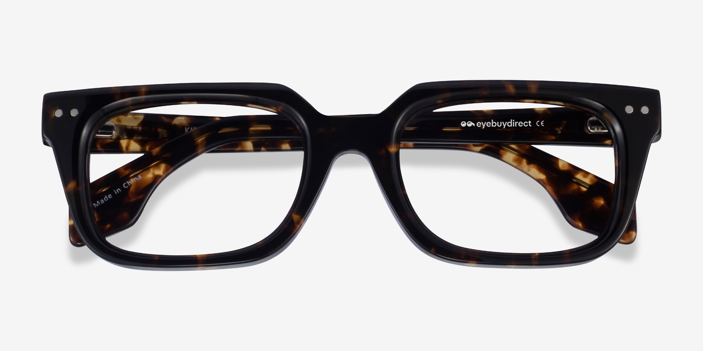 Kit Rectangle Dark Tortoise Glasses for Men | Eyebuydirect