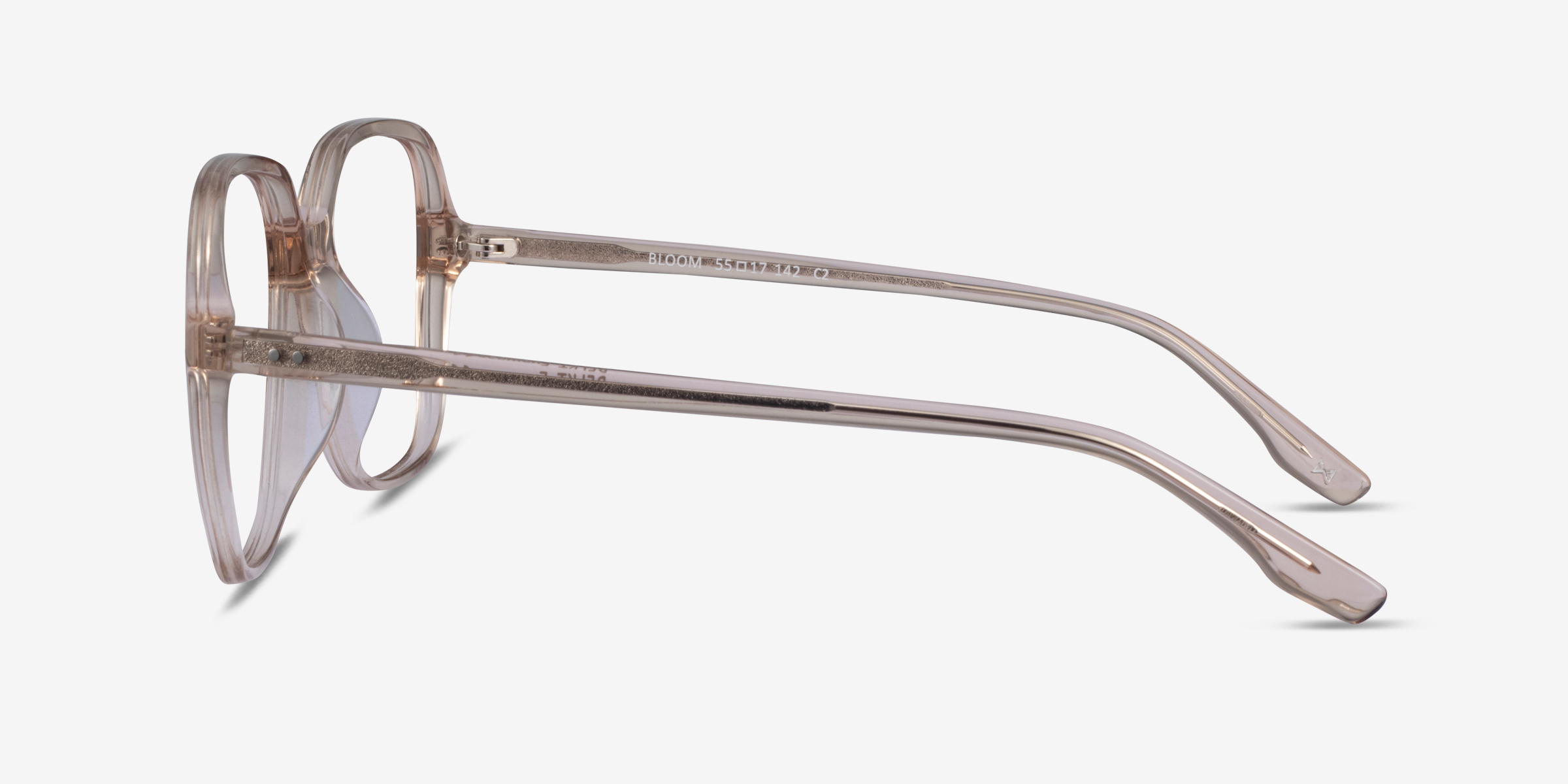 Bloom Square Champagne Full Rim Eyeglasses | Eyebuydirect