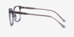 Orient Square Clear Gray Glasses for Women | EyeBuyDirect