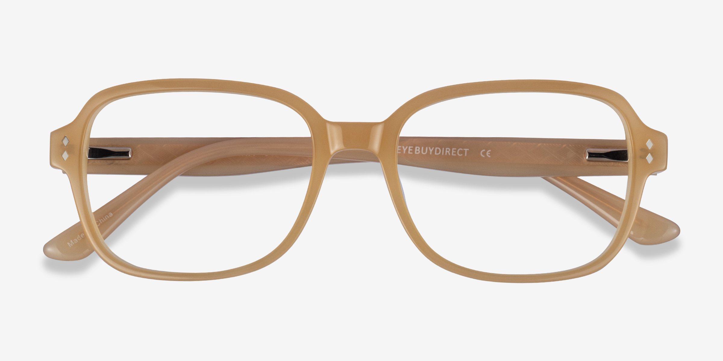 Patina Rectangle Yellow Glasses for Women | Eyebuydirect