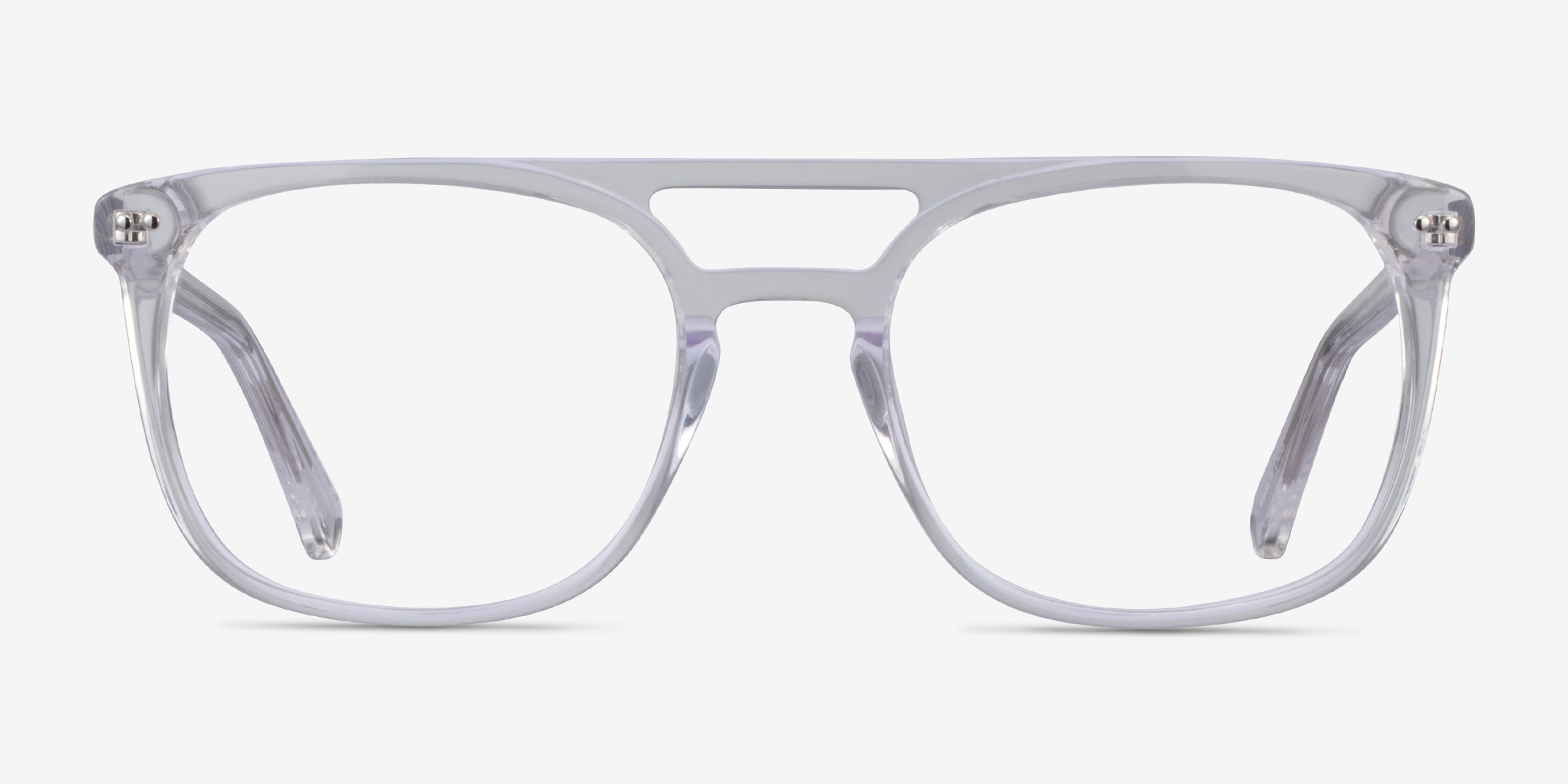 Eclipse Aviator Clear Glasses for Men | Eyebuydirect