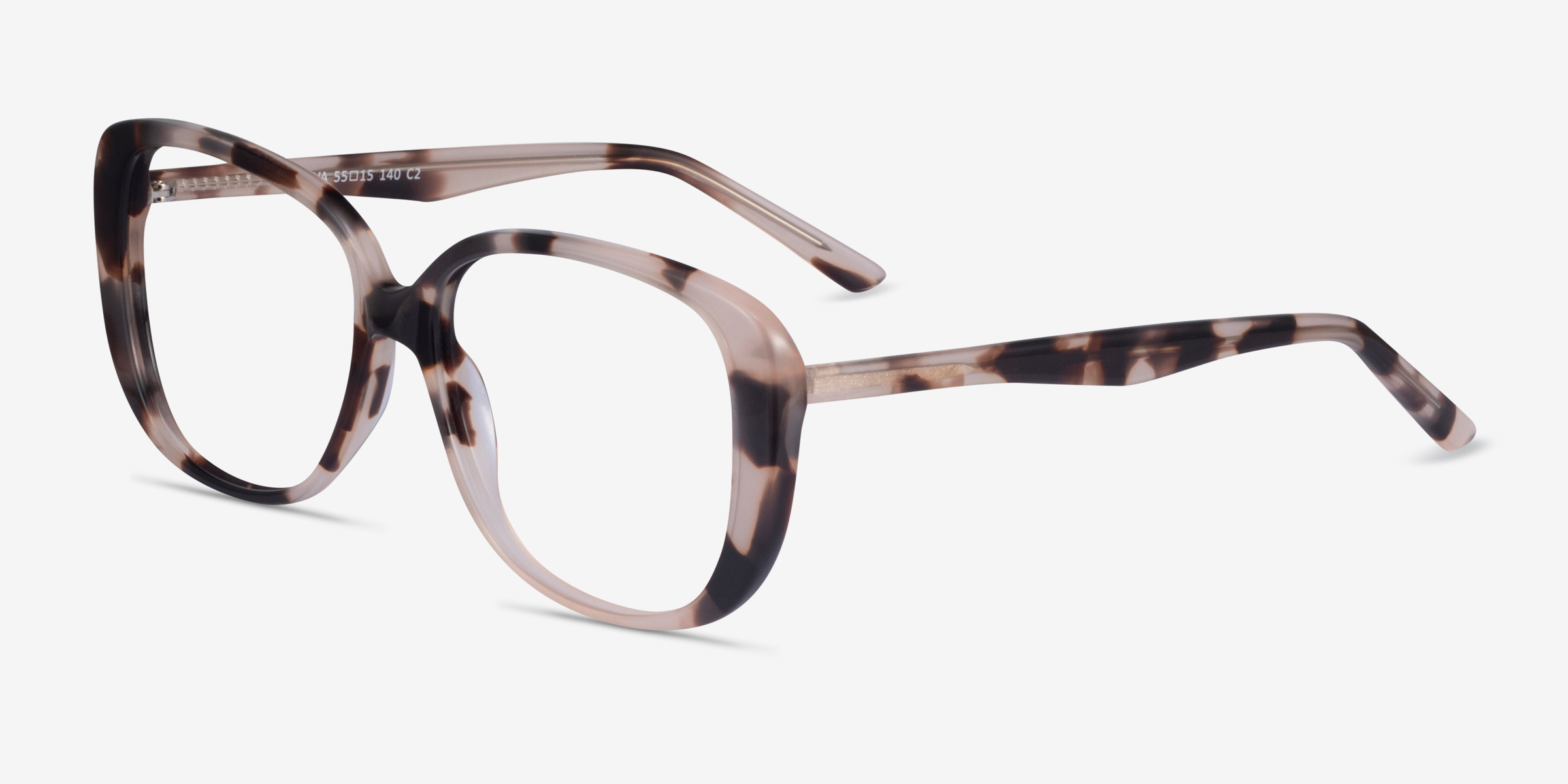 Mileva Cat Eye Ivory Tortoise Glasses for Women | Eyebuydirect