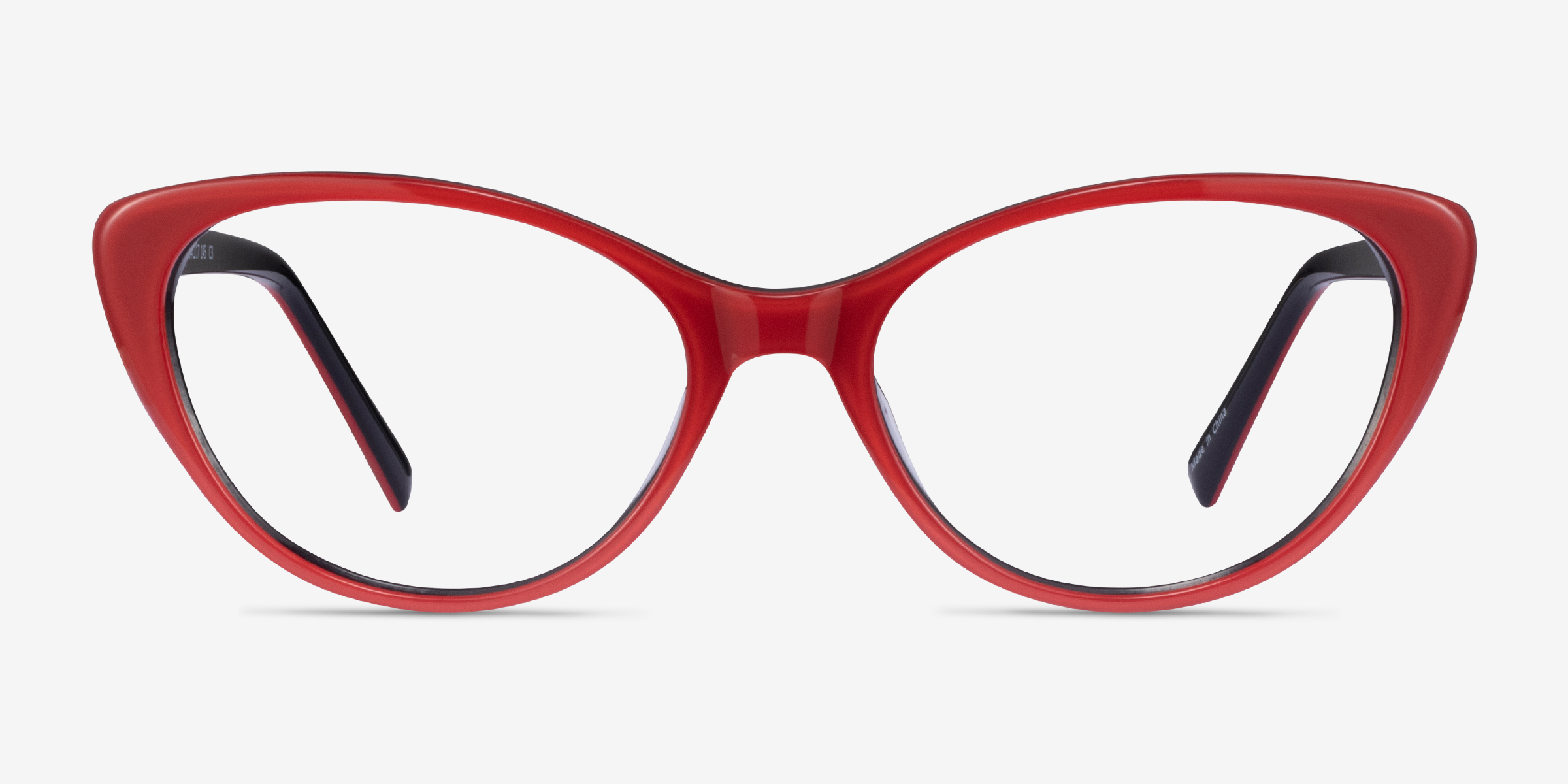 Twinkle Cat Eye Red Glasses for Women | Eyebuydirect