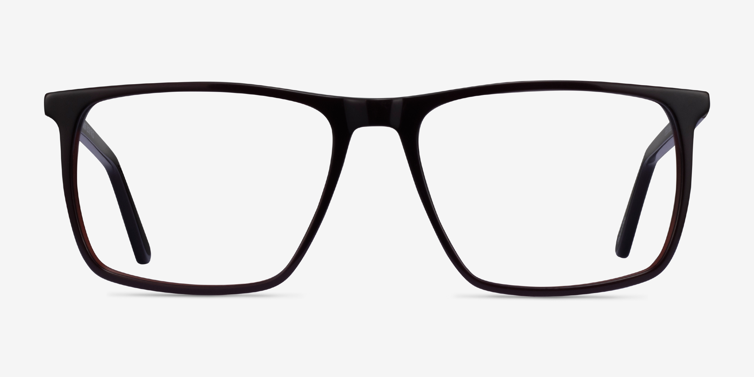 Fairmont Rectangle Dark Brown Glasses For Men Eyebuydirect