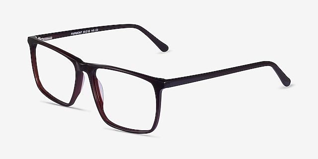 Fairmont Rectangle Dark Brown Glasses For Men Eyebuydirect Canada