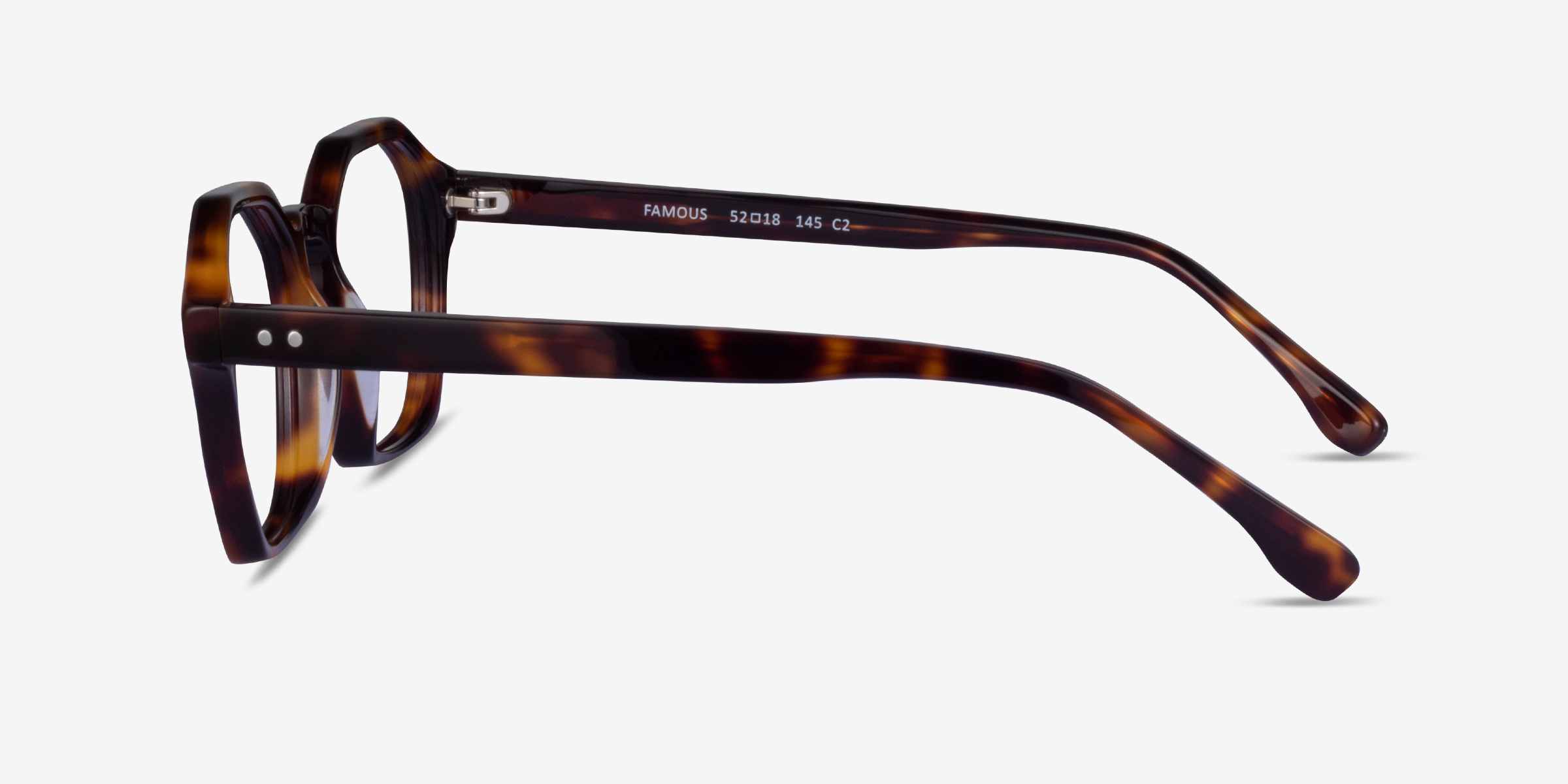 Famous Geometric Tortoise Full Rim Eyeglasses | Eyebuydirect