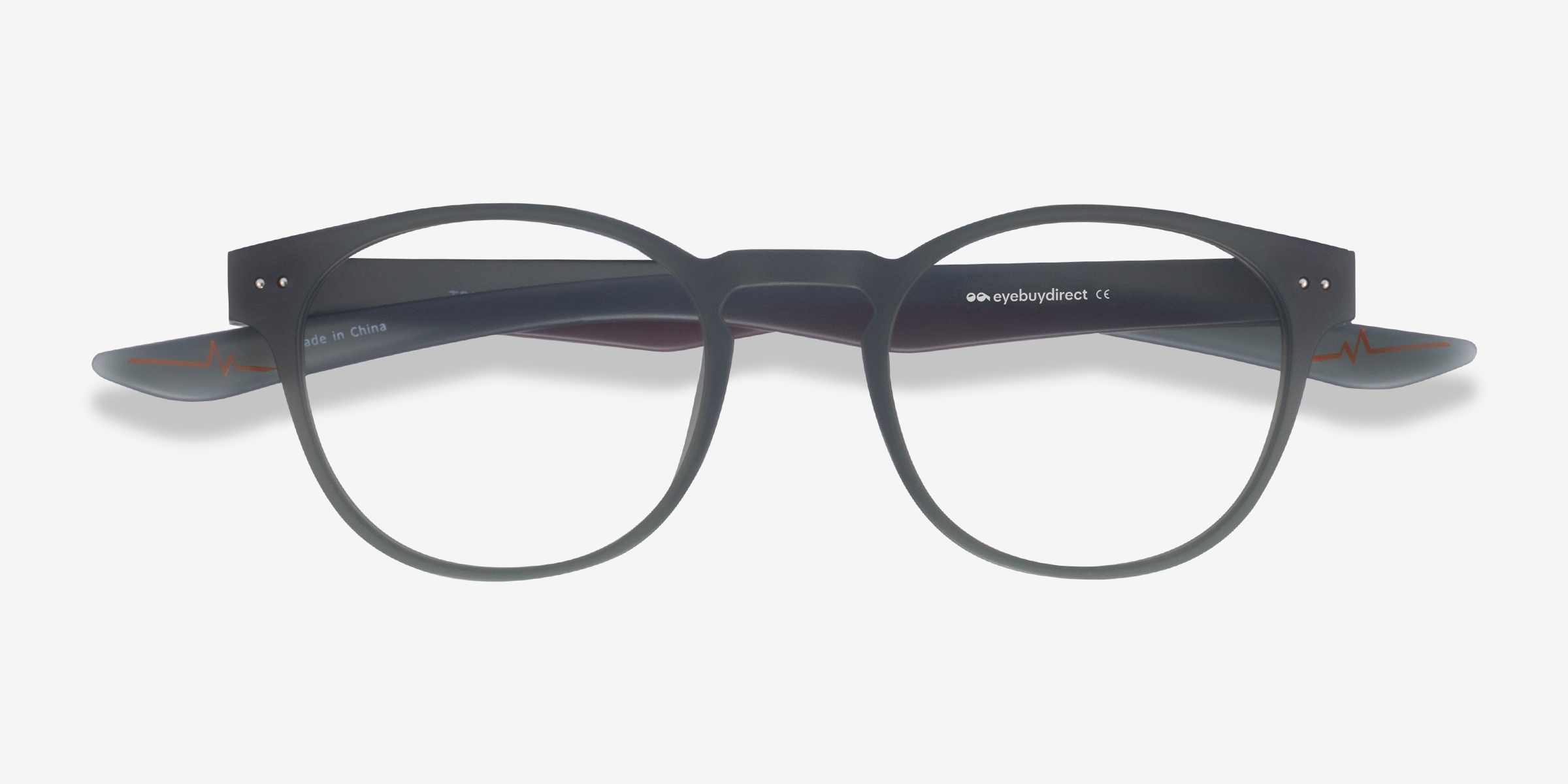 Trinity Round Matte Olive Full Rim Eyeglasses | Eyebuydirect