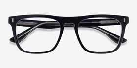 Canteen Square Black Clear Full Rim Eyeglasses | EyeBuyDirect