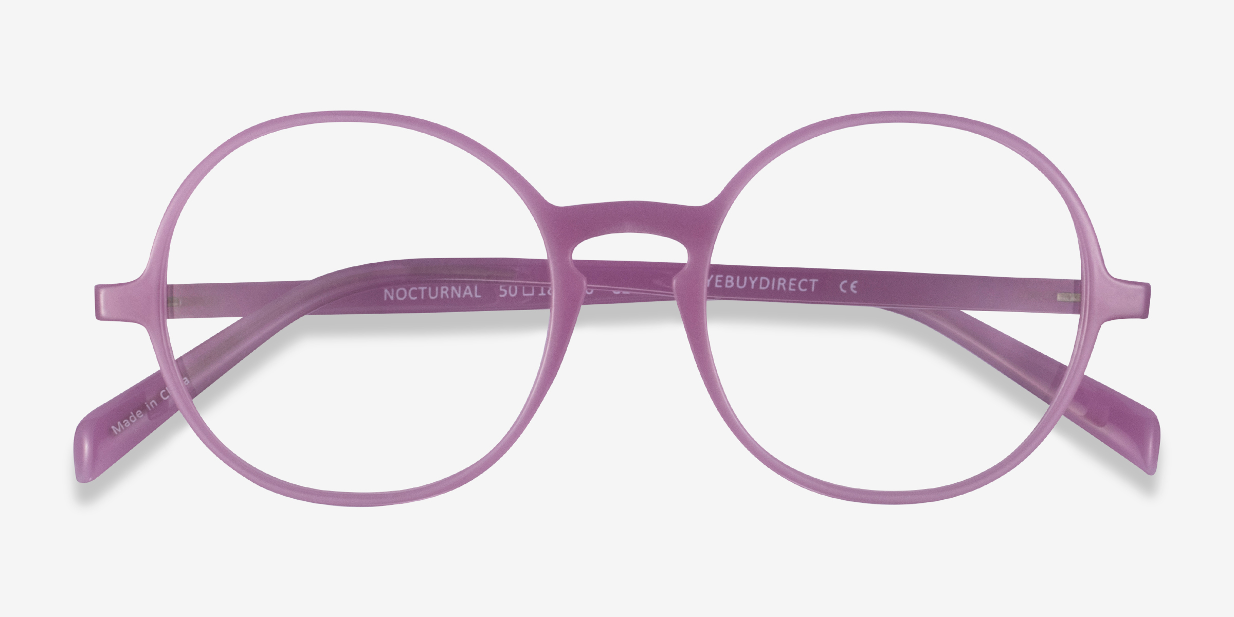 Nocturnal Round Purple Full Rim Eyeglasses | Eyebuydirect Canada