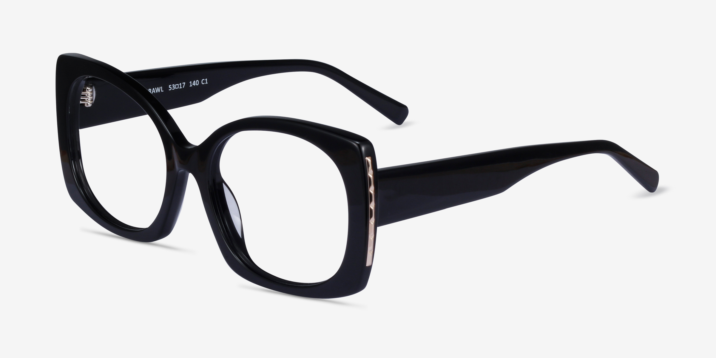 Prawl Square Black Full Rim Eyeglasses | Eyebuydirect