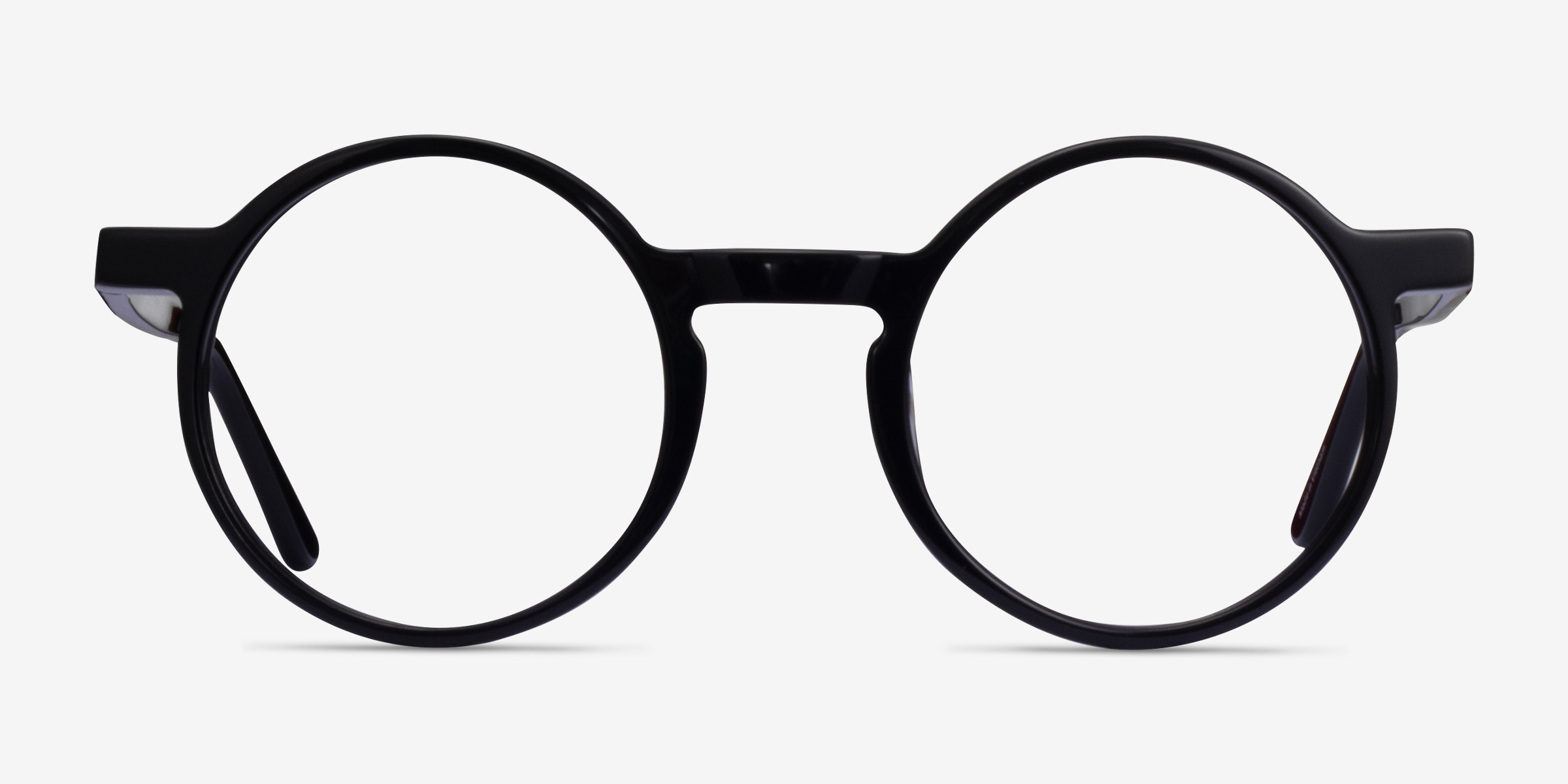 Script Round Black Full Rim Eyeglasses | Eyebuydirect