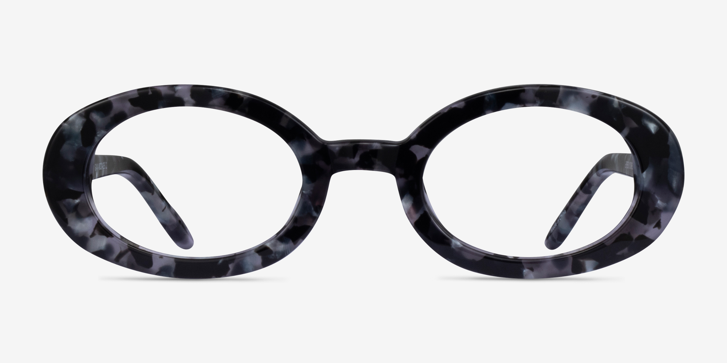 Gaia Oval Gray Tortoise Glasses for Women | Eyebuydirect