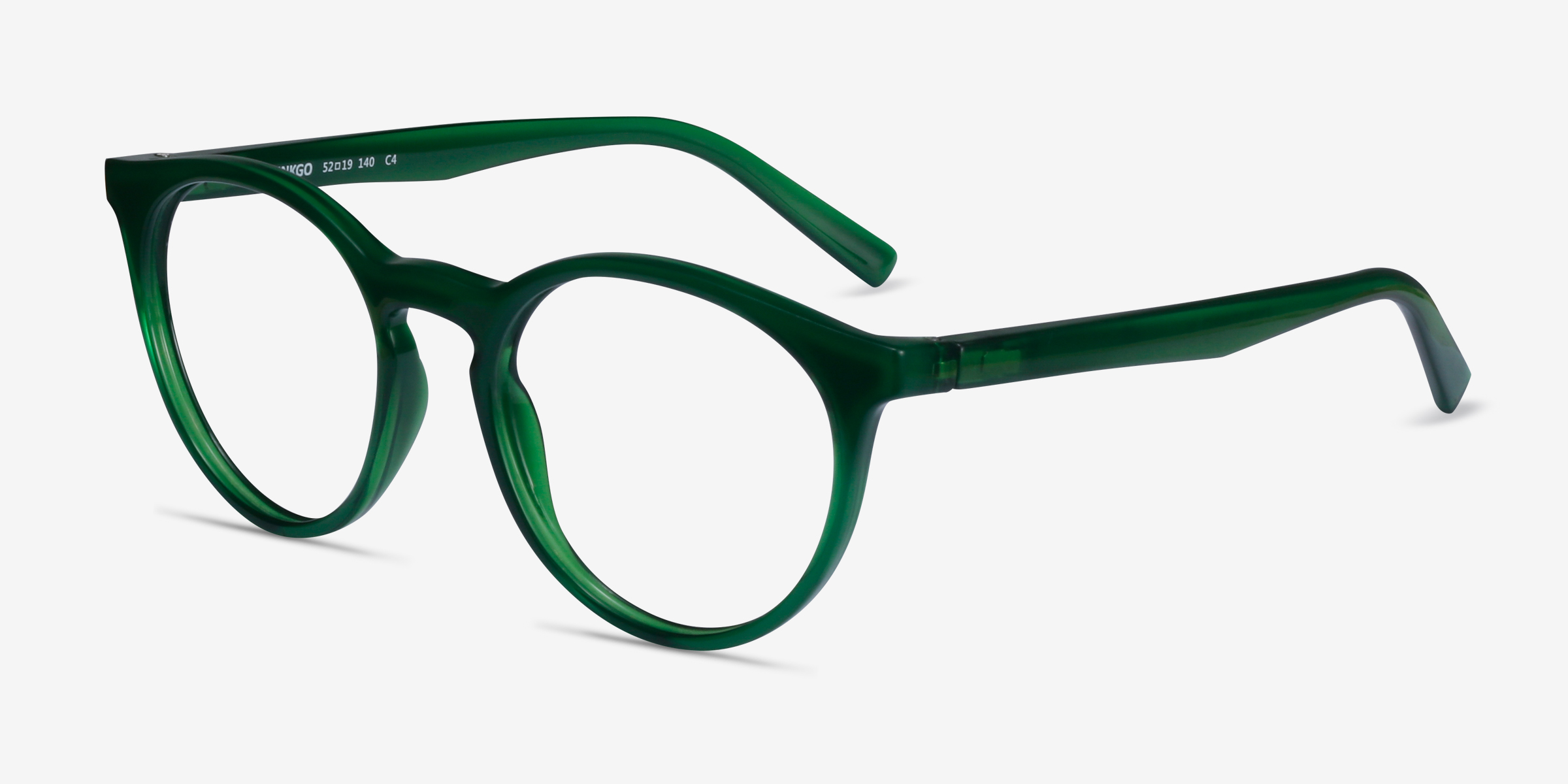 Ginkgo Round Green Full Rim Eyeglasses | Eyebuydirect