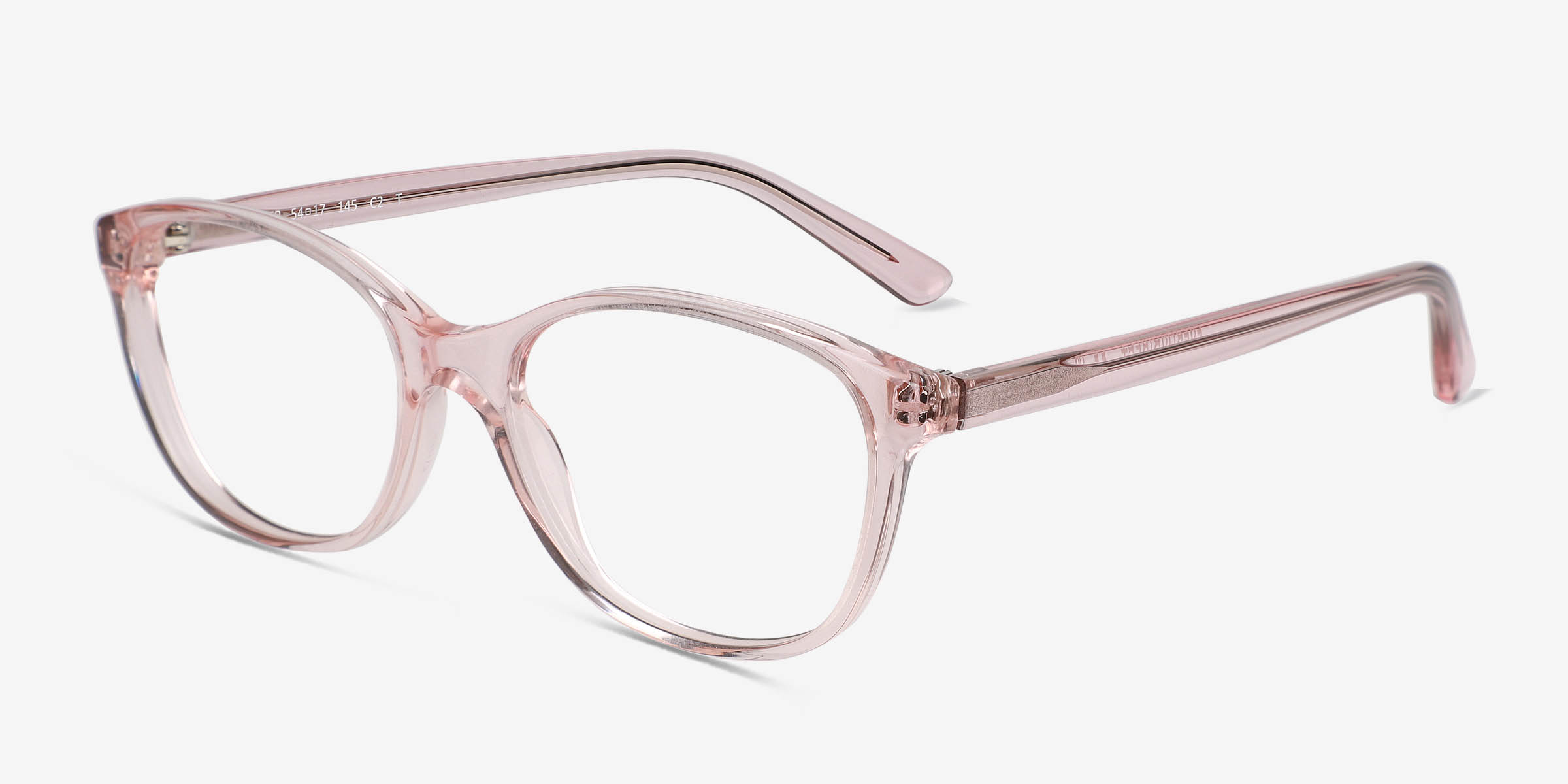 Piper Cat Eye Clear Pink Glasses for Women | Eyebuydirect