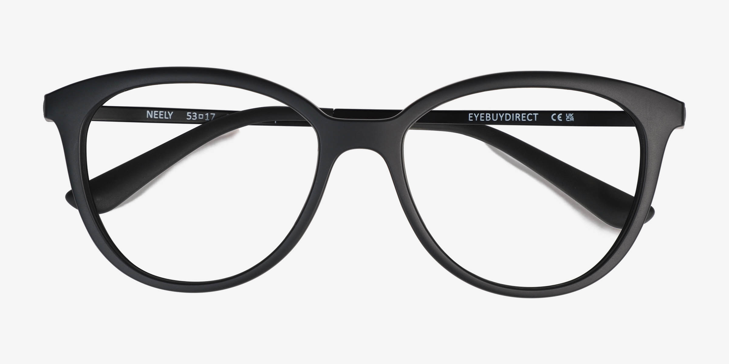 Neely Cat Eye Matte Black Glasses For Women Eyebuydirect Canada