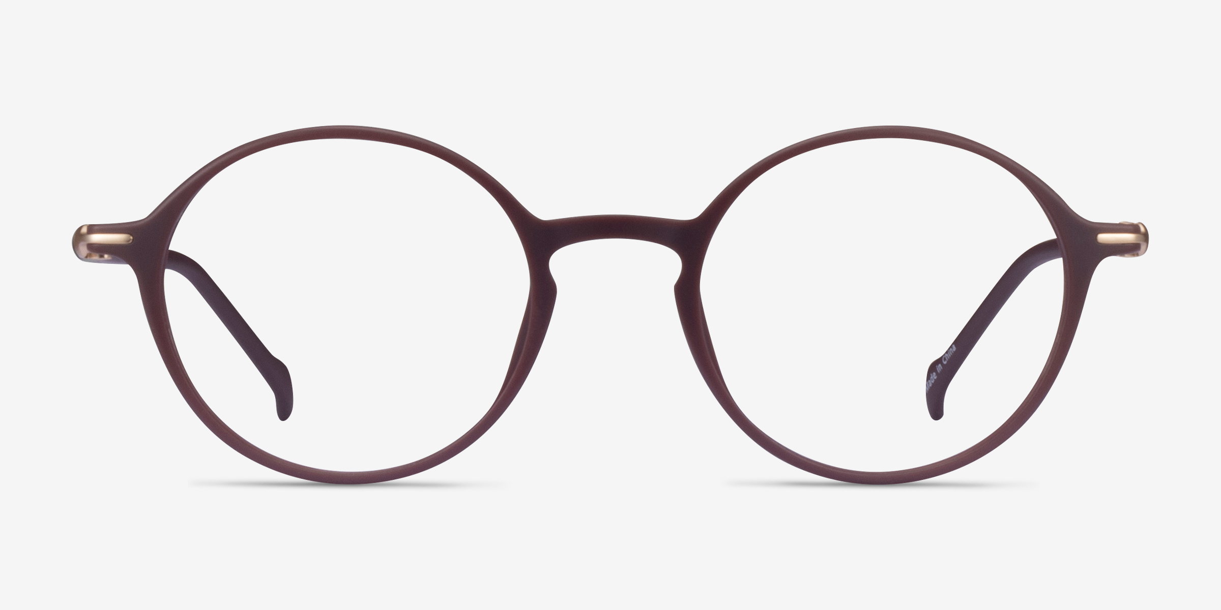 Matcha Round Dark Brown Full Rim Eyeglasses | Eyebuydirect